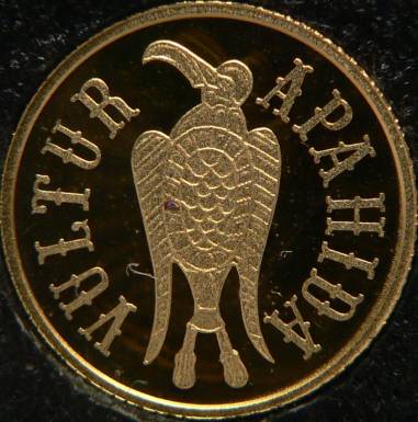 Apahida Eagle - History of Gold - 100 lei 2003 - Romanian Coins